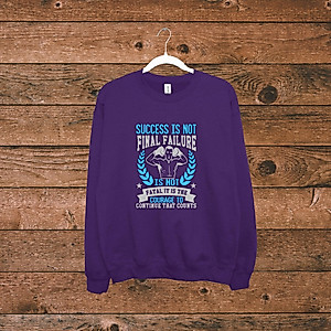 Martial Arts Gift For Courage Perseverance Lovers Navy Black Muticolor Unisex Sweatshirt