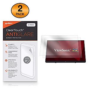 BoxWave Screen Protector Compatible With Viewsonic TD2230 (22") - ClearTouch Anti-Glare (2-Pack), Anti-Fingerprint Matte Film Skin for Viewsonic TD2230 (22")