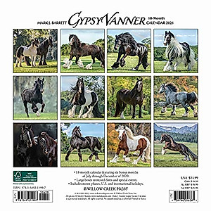 Gypsy Vanner Horse 2021 Wall Calendar