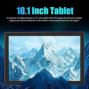 10.1in Tablet, Blue 3200 X 1440 Screen 100‑240V 5G WiFi Efficient Octa Core CPU Tablet for Working (US Plug)