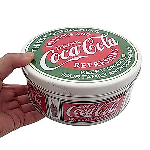 Distress Printed - Coca Cola Round Treat Collectible Tin