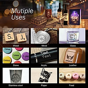 ATEZR P20 Plus 120W Laser Cutter with KA Air Assist, 20-24W Laser Power Laser Cutting and Engraving Machine for Wood and Metal, Large Working Area 17 x17 inch Compressed Spot Laser Engraver-Grey