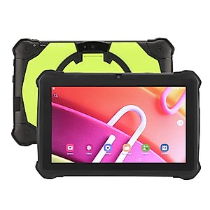 Luqeeg 7 Inch Portable Kids Tablet, 1080P Full HD Tablet, 10, Octa Core CPU, 4GB+32GB, 1960x1080, Learning Education Tablet for Toddlers (Green)