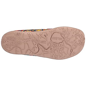 UIN Women's Travel Slipper Lightweight Home Slip Ons Walking Casual Art Painted Travel Holiday Shoes Blossom (9)