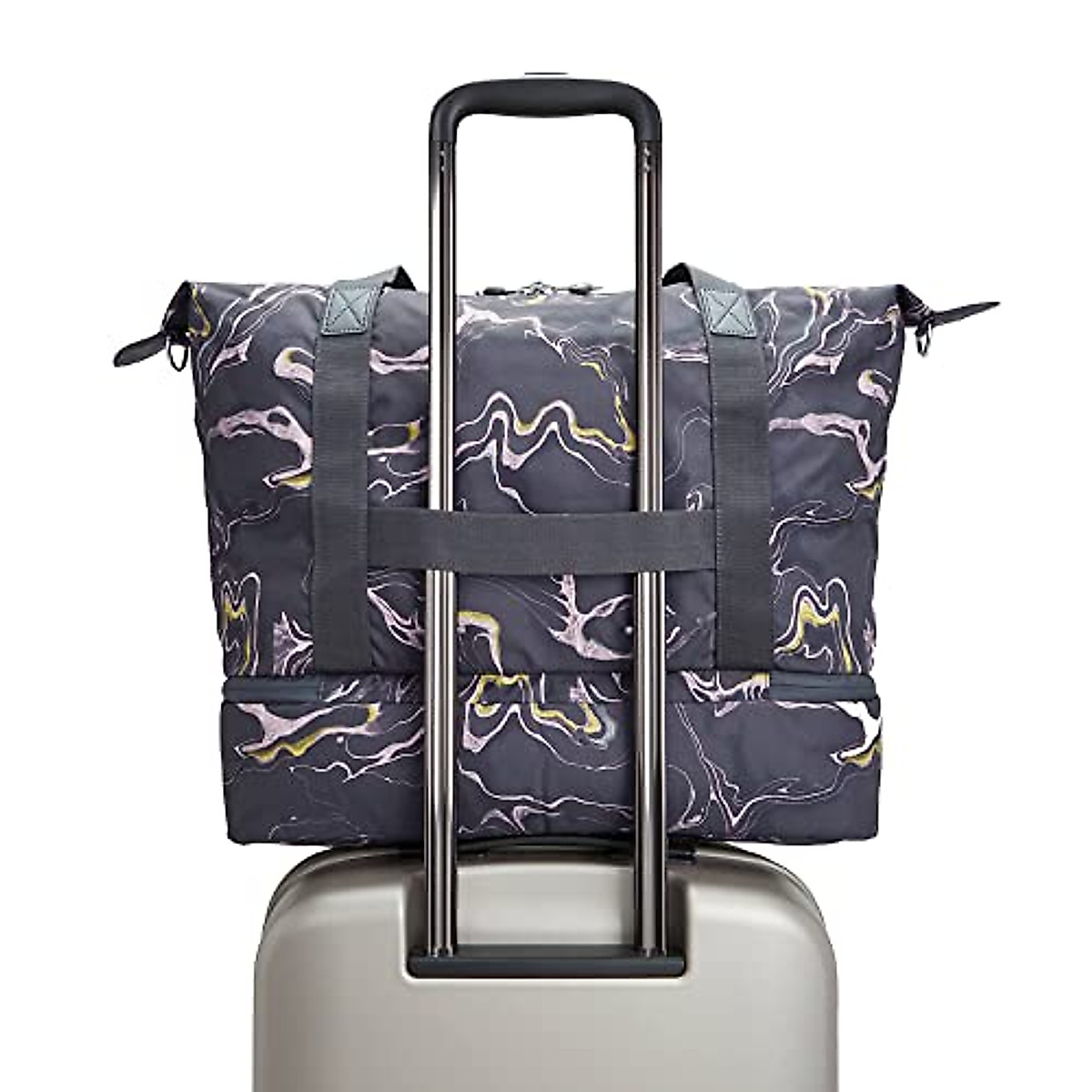 Kipling Art M Weekender Printed Tote Bag Soft Marble