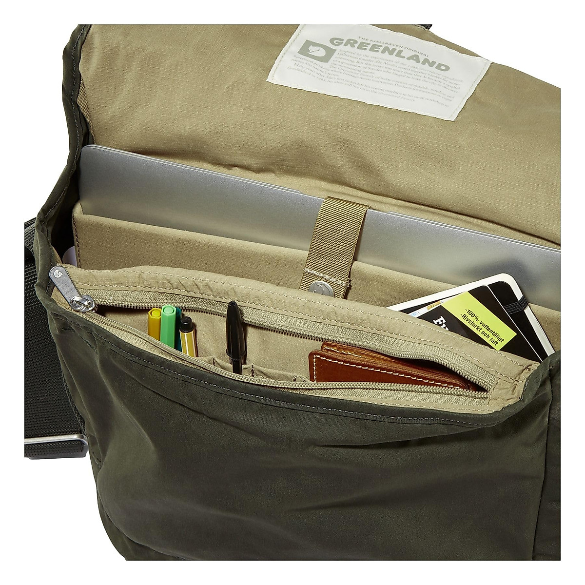 FJÄLLRÄVEN Greenland Shoulder Bag Small, Deep Forest, 34 Centimeters