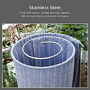 WAIKAS Spiral Sheet Hanger, 304 Stainless Steel, Space Saving Hangers for Sheets Bedspreads Coverlets Mattresses Tablecloths Sofa Covers Blankets Shawls Scarfs Capes (1-Pack)