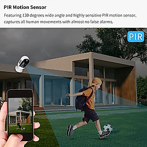 ARMIDO Outdoor Expandable Wireless Security Camera System 2PCS 3MP Wire Free Rechargeable Battery Powered Security Cameras 30ft Night Vision,PIR Motion Detection, 2-Way Audio (2-Cam Kit)