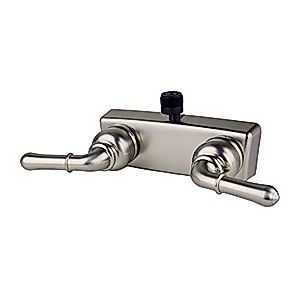 HowPlum RV/Mobile Home Shower Valve with Hand-Held Shower, Brushed Nickel