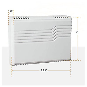 Newhouse Hardware CKIT1 Two Note Electric Door Bell Chime Kit w/ 16V/10VA Transformer & Surface Mount Lighted Push Buttons, White