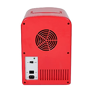 Frigidaire EFMIS175-RED Portable Mini Fridge-Retro Extra Large 9-Can Travel Compact Refrigerator, RED (Renewed)