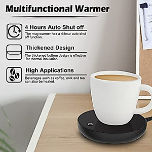 Candle Warmer Plate, Coffee Mug Warmer, Coffee Warmer for Desk, Coffee Cup Warmer with Auto Shut Off