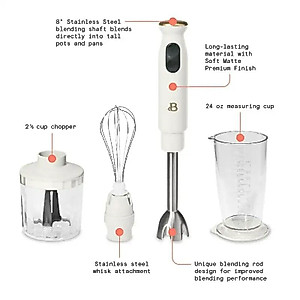 Blender with 500ml Chopper and 700ml Measuring Cup, Sage Green by Drew Barrymore Blender smoothie portable