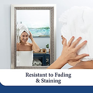 Cosy House Collection 2-Pack Classic Cotton Washcloth Towel Set - Ultra Soft, Absorbent & Quick Drying - Luxury 100% Cotton Plush Towel - for Bathroom, Shower & Kitchen (Washcloth, Grey)