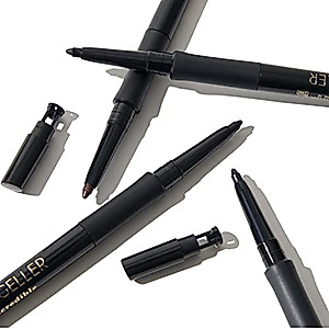 LAURA GELLER NEW YORK INKcredible Gel Eyeliner - Brown Sugar - Waterproof Smudge-proof Eyeliner Pencil - Built in Sharpener