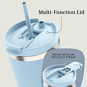 Contigo Streeterville 40oz Tumbler, Stainless Steel Vacuum Insulated, Leak-Proof, Cold for 29 Hours, Glacier