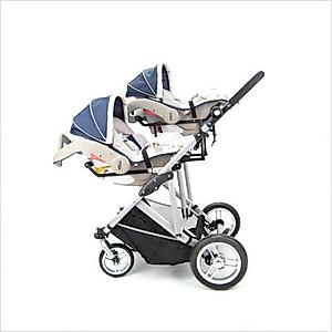 StrollAir Universal Car Seat Adapter High for My Duo Stroller, Black