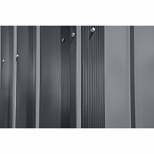 Arrow Classic Steel Storage Shed, 10x8, Charcoal