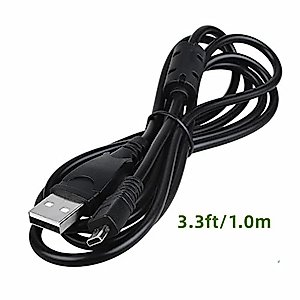 Xzrucst 3.3ft USB Data PC Sync Cable Cord for Panasonic Camera Lumix DMC-ZS8 s ZS8k ZS8a