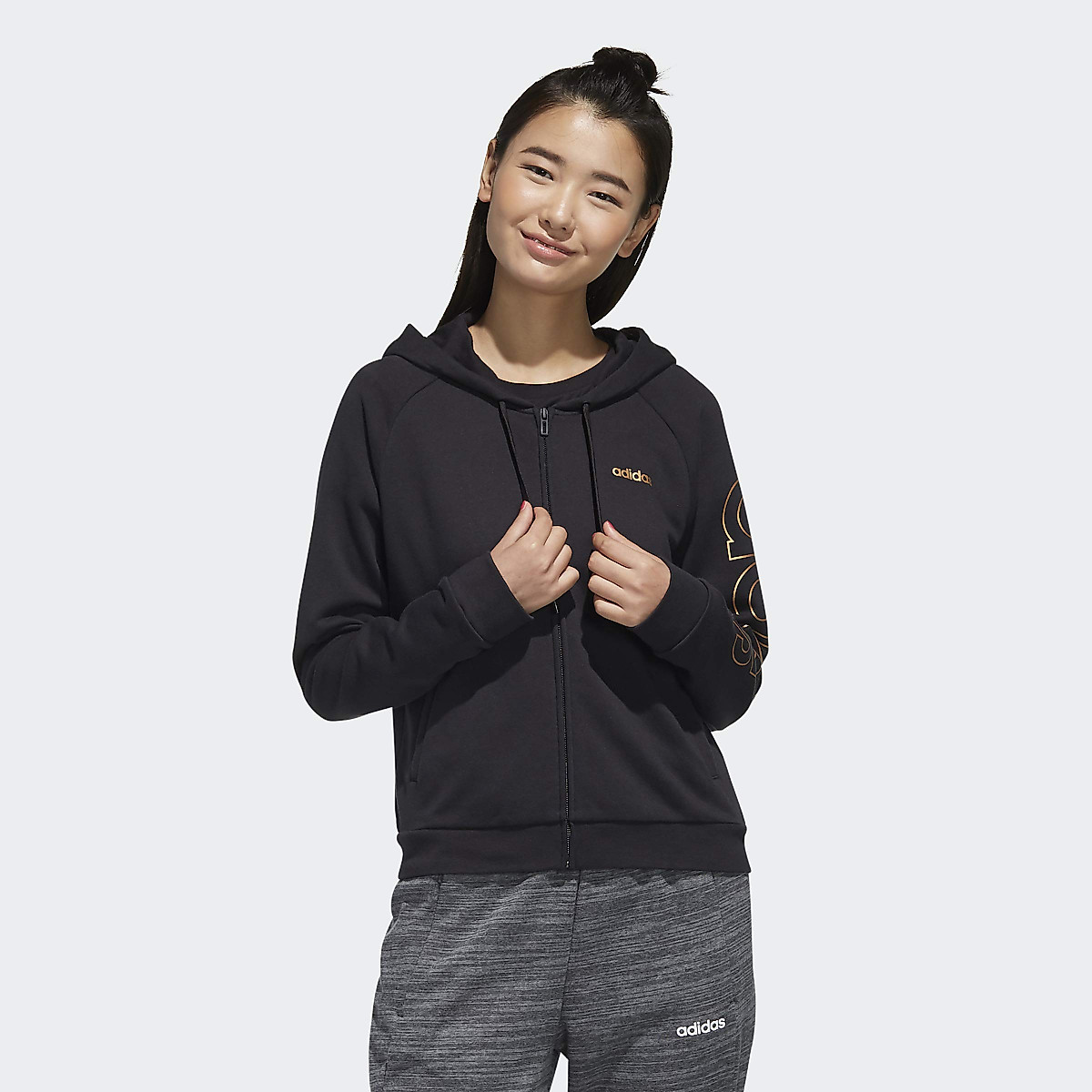 adidas Womenomen E Brand Hd Tt, Black/Copper Metallic, X-Small