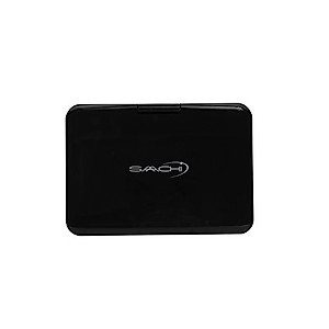 Multi Region 10.1" Portable DVD Player All Region Free with 270° Swivel Screen, 4.5 Hours Rechargeable Battery, SD/MMC Card Reader, USB Port, Headphone Jack, Car Charger and Headrest Mount Case