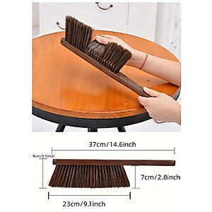 Hand Broom Brush Dust Cleaning: Hand Brush, Dusting Brush, Couch Brush, Soft Brush Cleaning, Dust Broom, Handheld Broom, Bed Brush, Hand Brush for Cleaning The Bed, Sofa, Fireplace, car, etc.