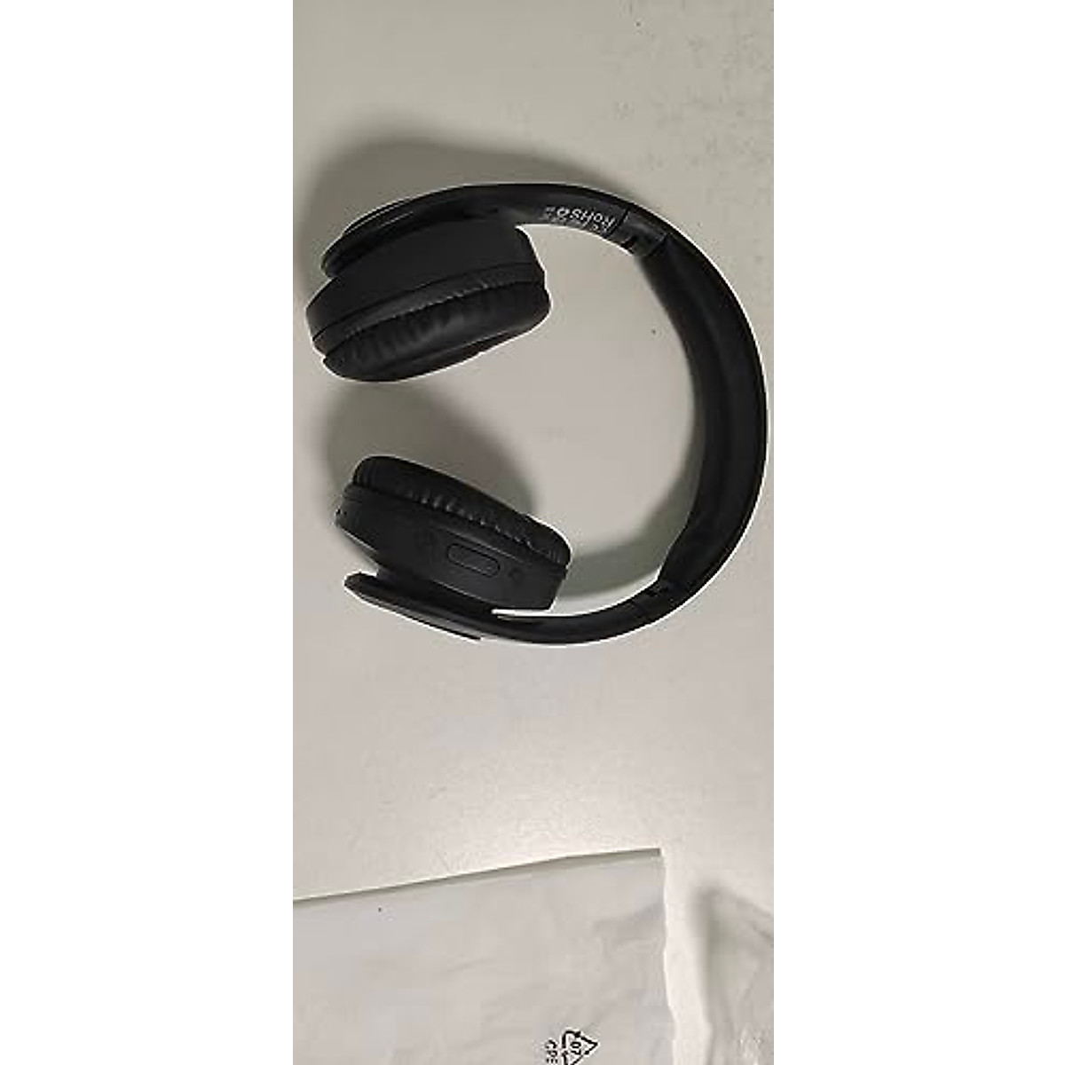 TUINYO Wireless Headphones Over Ear, Bluetooth Headphones with Microphone, Foldable Stereo Wireless Headsetfor Travel Work TV PC Cellphone-Black