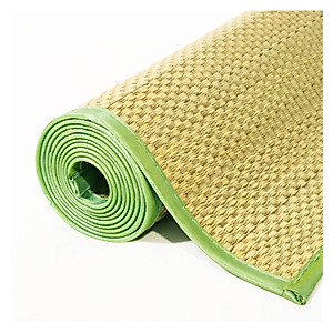 HM&DX Cool Summer Sleeping Mat Scratch Resistant Heat Dissipation Bamboo Mat Mattress Used for Dorm Room,Office,Bedroom,Bamboo Rattan Summer Sleeping Mat(70X190cm, A)