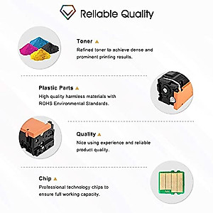 Cool Toner Compatible Toner Cartridge Replacement for HP 201X 201A CF400X CF400A Color Pro MFP M277dw M252dw M277c6 M277n M252n M277 M252 Toner Printer Ink (Black Cyan Yellow Magenta, 4-Pack)