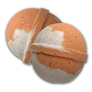 GearsOut I'm Giant Dick Funny Bath Bombs for Men - 2 Giant Orange Sorbet Fizzers Mens Bath Set Novelty Gift for Guy Friends Handmade Christmas Stocking Stuffers Valentines