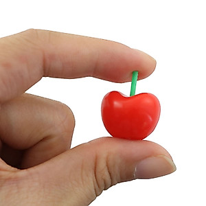 XGNG 2Box 10PCS Sweet Fruit Aroma Soy Wax Decorative Candle Cherries Shaped Scented Candle for Birthday Gift Table Photo