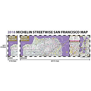 Streetwise San Francisco Map - Laminated City Center Street Map of San Francisco, California (Michelin Streetwise Maps)