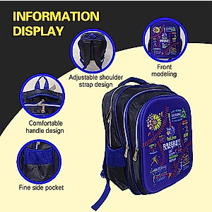 JDEIFKF Baseball Backpack Laptop Backpack For Men Women, Baseball Backpacks Shoulder Bag For Travel Hiking Camping Daypack