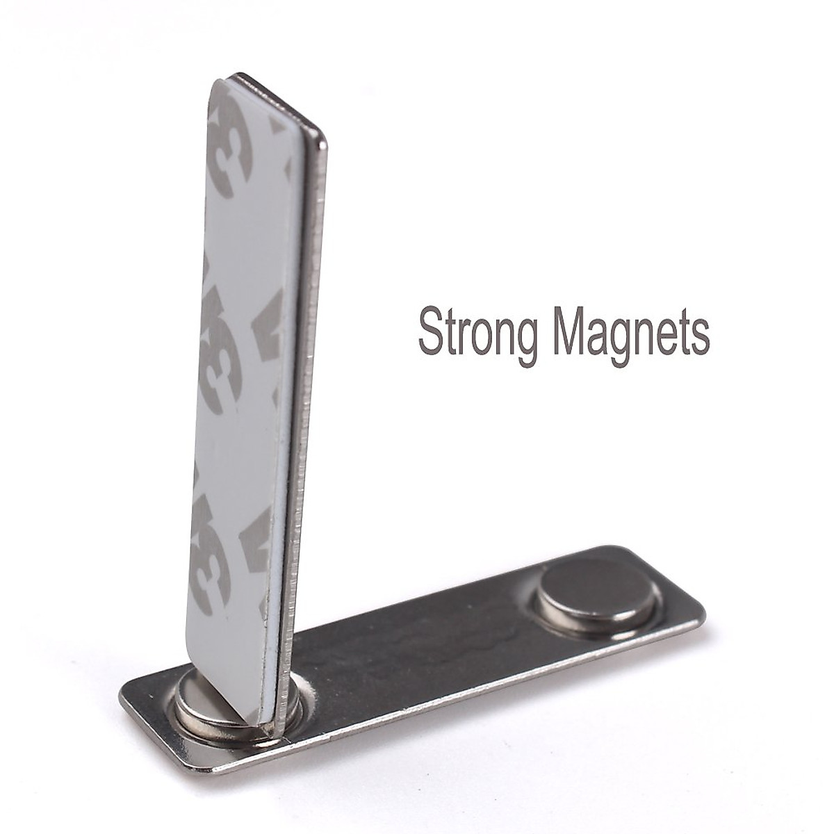 HAZOULEN Name Badge Magnets, Magnetic Name Tag Holders, Set of 12 (24 Pieces)