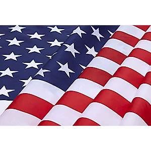 American Flag 2x3 for Indoor and Outdoor - US Flags Polyester Nylon - Double-Stitched Edges with Brass Grommets (2X3 FT)