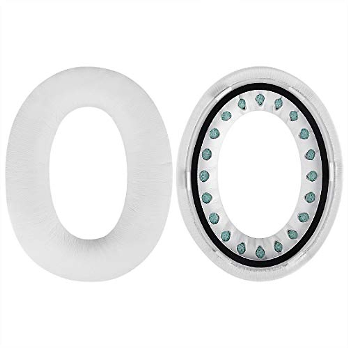 Geekria QuickFit Replacement Ear Pads for Bose 700, NC700, NCH700 Headphones Ear Cushions, Headset Earpads, Ear Cups Repair Parts (White)