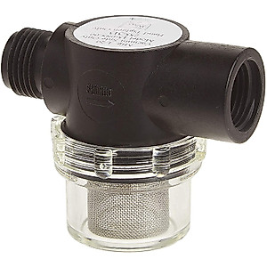 Shurflo 255-213 1/2" MNPT x FNPT Inline Strainer for 2088 Series Pumps
