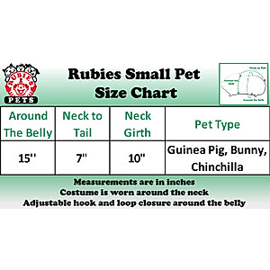 Rubie's DC Comics Wonder Woman Small Pet Costume, As Shown, Extra-Small