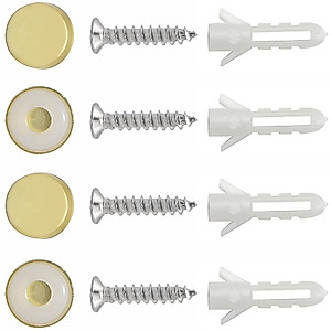 Dianoo 35.5cm Gold Wine Glass Rack, Under Cabinet Wine Glass Holder, Stemware Rack, Hanging Stemware Holder For Kitchen Bar, 2 Rows