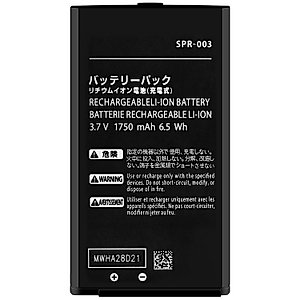 OSTENT 1750mAh 3.7V Rechargeable Lithium-ion Battery Pack for Nintendo New 3DS LL/XL Console