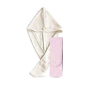 Cotton Head Towel | Pink Headband | Spa Set Towel Wrap and Makeup Headband | Easy Use| Good Water Absorption | Quick-Dry Head Towel Wrap for Women |