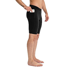 CARGFM Compression Shorts for Men Underwear Performance Shorts Athletic Workout Basketball Tights Baselayer Shorts Black