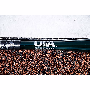 Rawlings RAPTOR USA Baseball Bat | -10 | 1 Pc. Aluminum | Dark Green | 26 inch