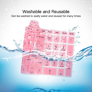 Keyboard Cover for HP Pavilion & HP Laptop 17 17z 17-cn 17-cp 17z-cp000 17-cp0010nr 17-cp0013dx 17-cp0025nr 17-cp0035cl 17-cp0076nr 17-cn1053cl cn0053 cn0273st cn0065cl cn0025nr Keyboard Skin, Pink