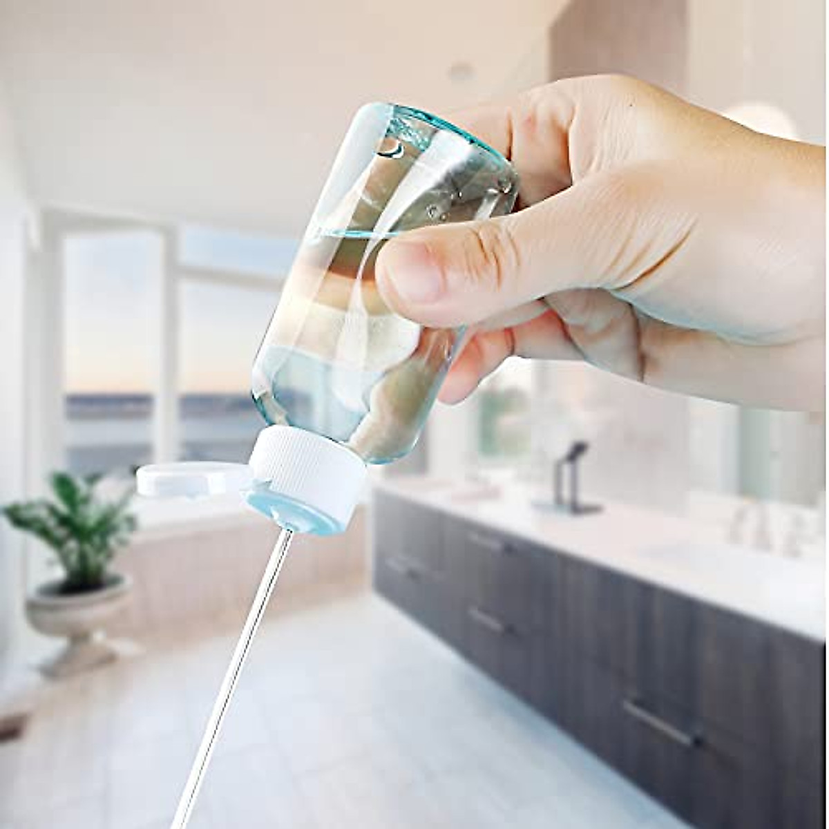 100 Pack 1.7oz/50ml Plastic Empty Squeeze Bottles with Flip Cap Hand Sanitizer Bottle small travel Size bottles Refillable Container for Shampoo Lotion Cream Body Soap Baby Shower Weeding Party Favors