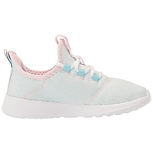 adidas Cloudfoam Pure 2.0 Running Shoe, Almost Blue/Clear Pink/Bliss Blue, 5 US Unisex Big Kid