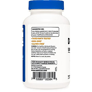 Nutricost D-Mannose 1000mg Per Serving, 120 Capsules - 500mg Per Capsule, Urinary Tract Health, Non-GMO and Gluten Free