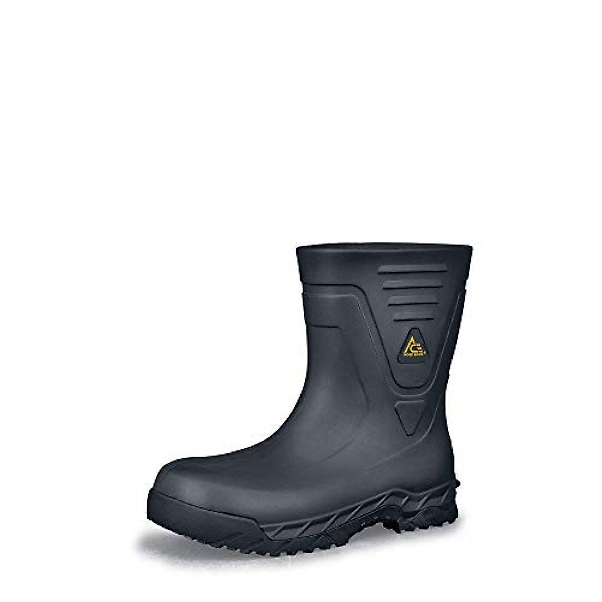 Shoes for Crews Bullfrog Pro II, Men's, Women's, Unisex Soft Toe Work Boots, Slip Resistant, Water Resistant, Black, Men's 8 Women's 9.5