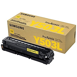 HP Samsung Electronics CLT-Y503L High-Yield Toner, Yellow (SU494A)