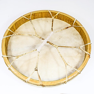 Shaman drum goat 16 inch Tree of Life